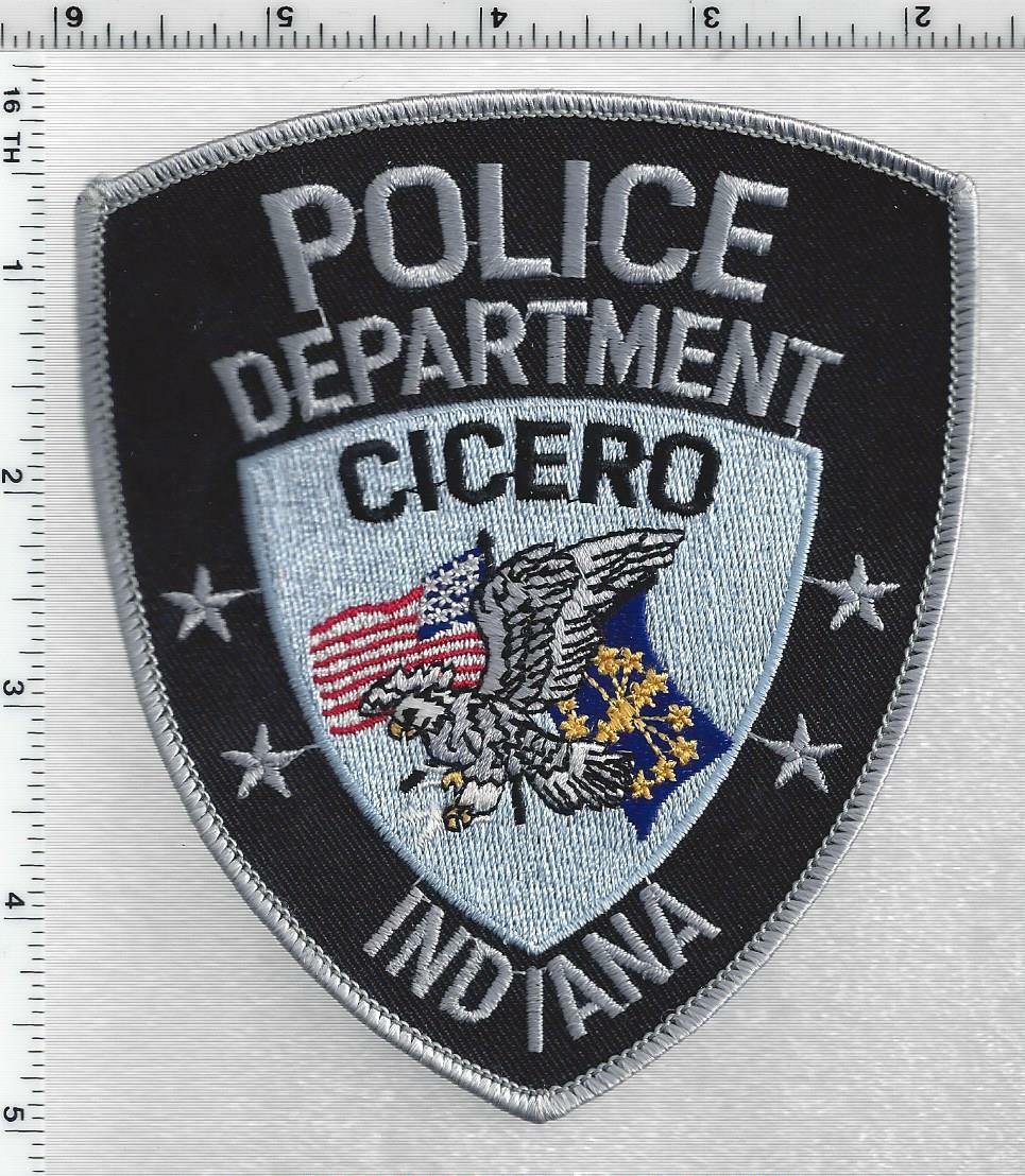 Cicero Police (Indiana) 1st Issue Shoulder Patch | eBay