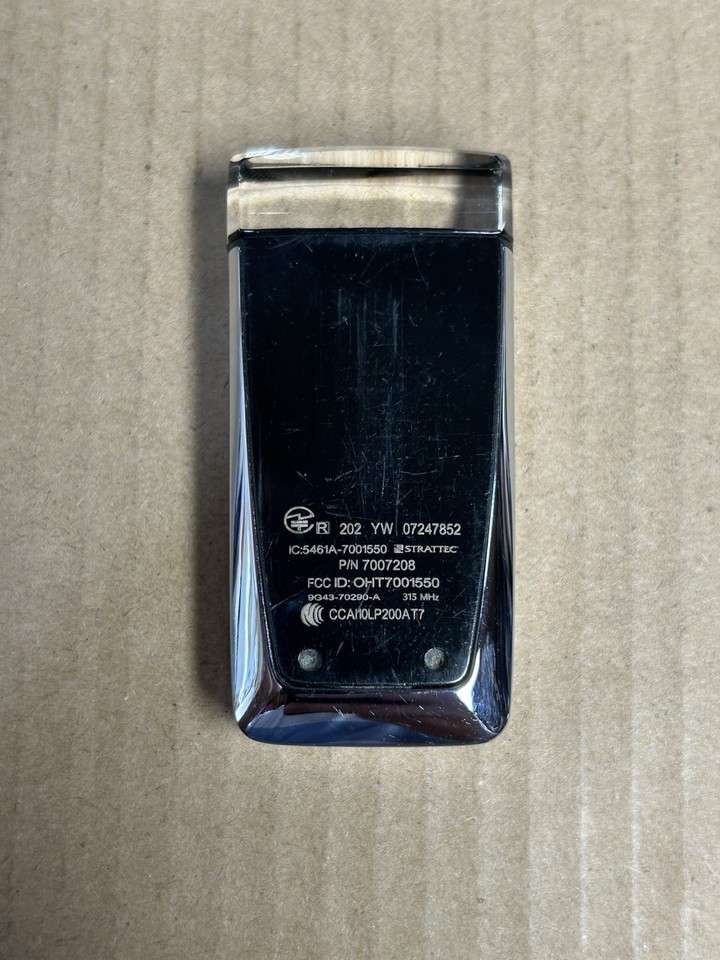 Aston Martin Crystal Smart Key Fob Remote Transmitter Keyless OEM ...