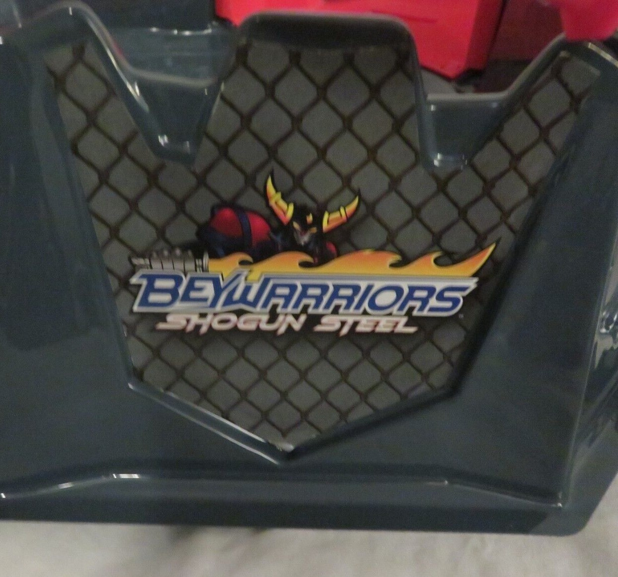 EUC BeyBlade BeyWarriors Shogun Steel Stadium & 9 BeyWarriors with ...