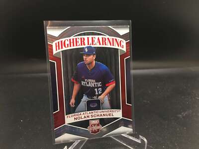 Nolan Schanuel 2023 Elite Extra Edition Higher Learning HL-8 FAU Angels ...
