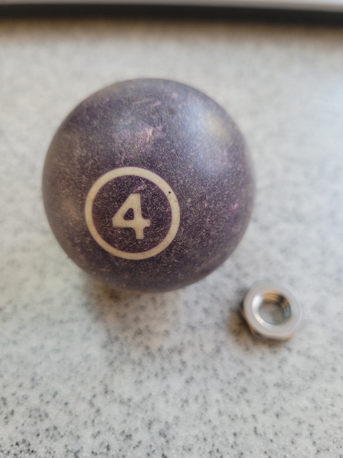 #4 Pool /Billiard ball transmission shifter knob Chevy Ford Import ...