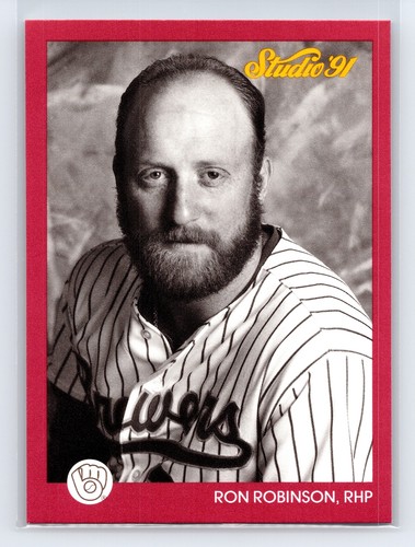1991 Studio Ron Robinson #75 Milwaukee Brewers | eBay