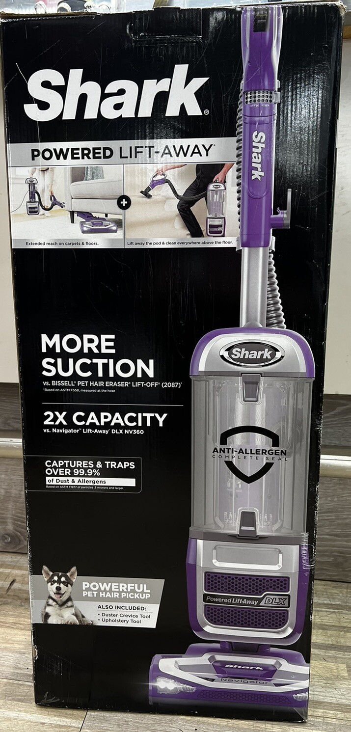Shark NV586 Navigator Powered Lift-Away Upright Vacuum - Purple for ...