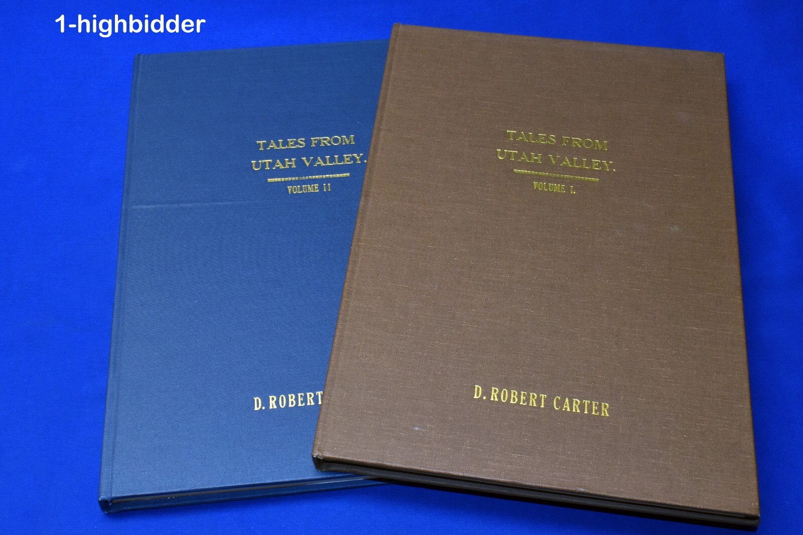 Tales From Utah Valley Vol 1 & 2 HARDCOVER SET Carter Provo Daily ...