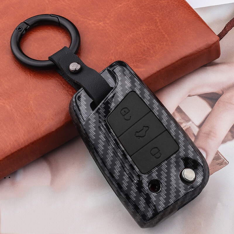 For VW CC Golf Polo Skoda Touran Passat Jetta Key Rings Cover Protect ...
