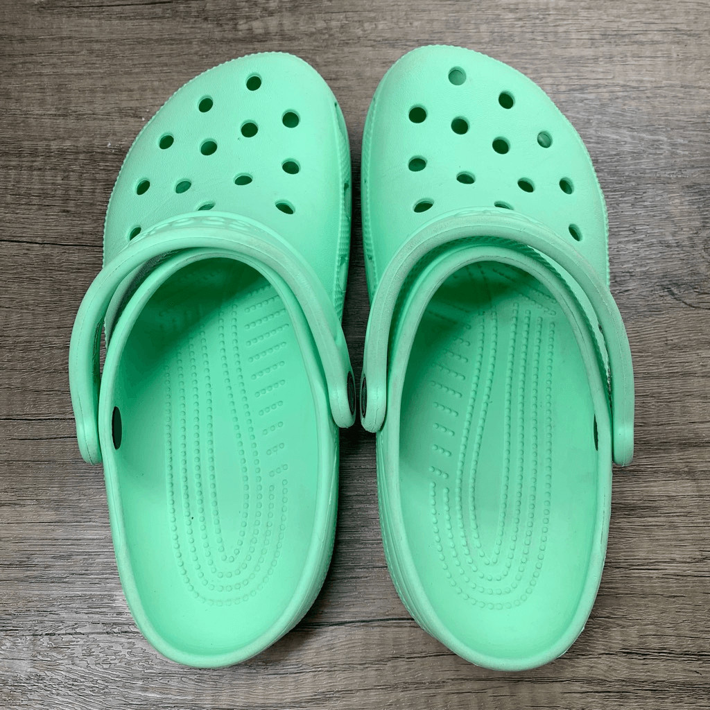 Crocs~Women’s~Classic Mint Green Clog Slip On Sandals… - Gem
