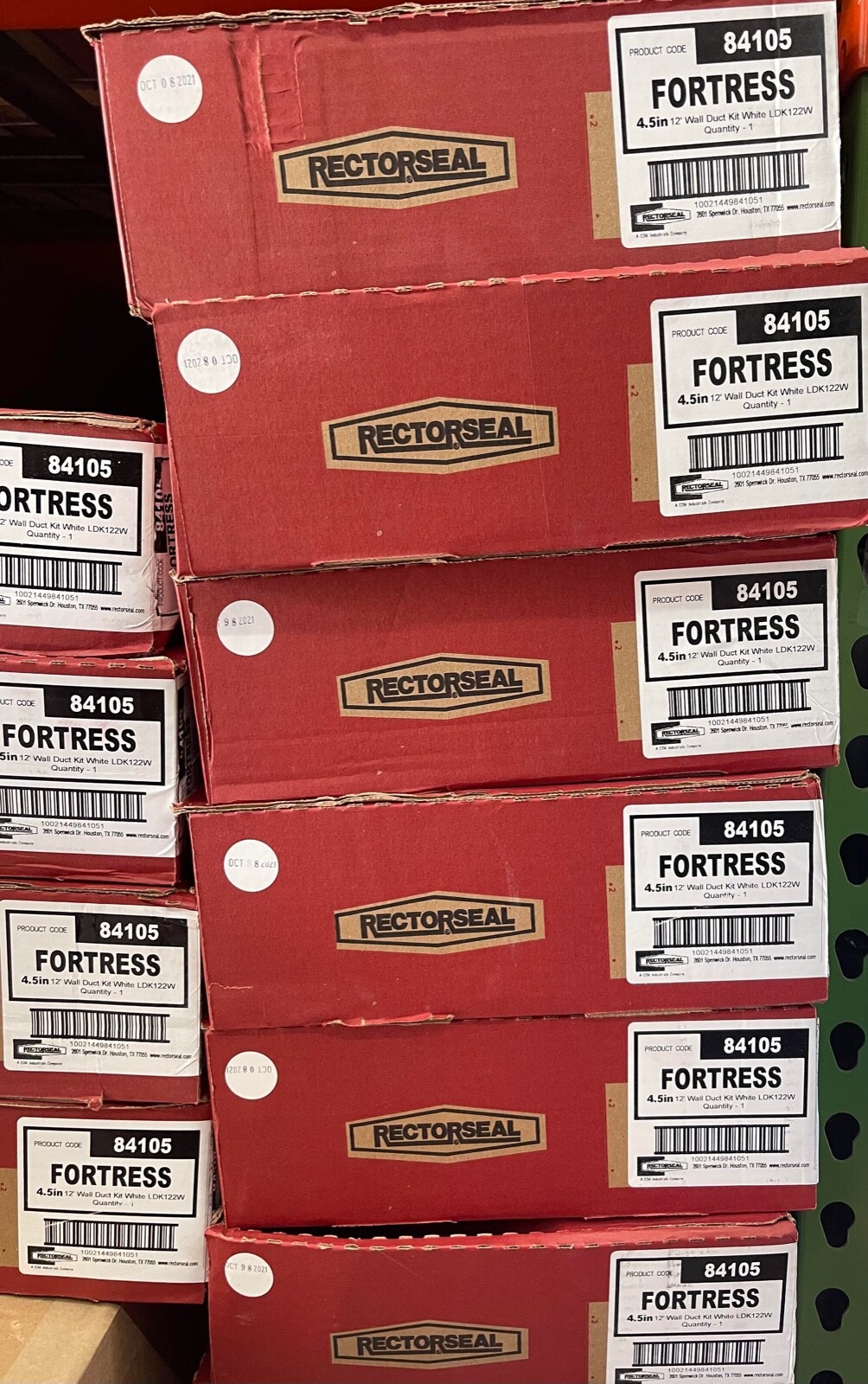 Lineset Covers 4.5"12'Wall Duct Kit White 122 Rectorseal | eBay