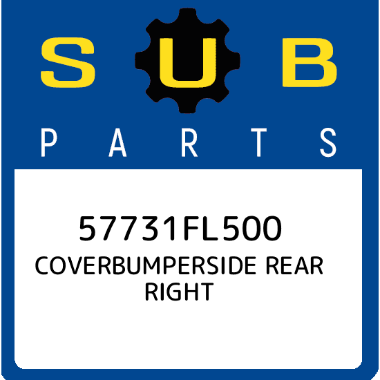 57731FL500 Subaru Coverbumperside rear right 57731FL500, New Genuine ...