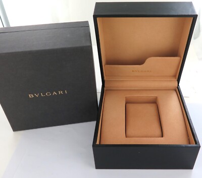 Nice Condition Bvlgari Mens Watch Display Box + Outer White Sleeve. | eBay