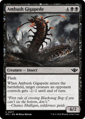 x4 Ambush Gigapede OTJ MTG 77 COMMON M/NM 4x | eBay