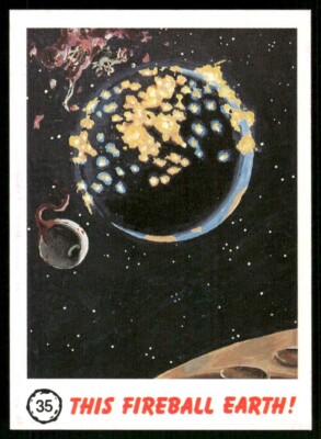Fireball Earth 1986 Alien Monster Uranus Attacks Card #35 (NM) | eBay