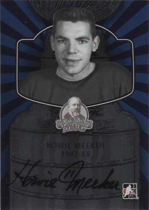 2013-14 In the Game Lord Stanley's Mug - Autographs Howie Meeker #A-HM2 ...