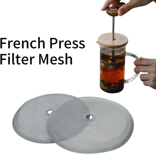 4 Pcs French Press Replacement Filter Screen, 4 Inch Reusable 304 ...