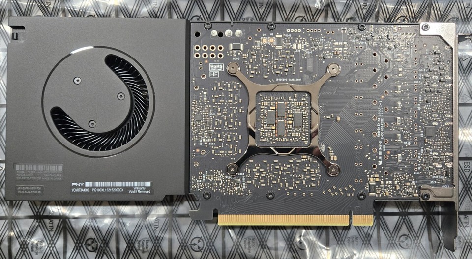 PNY TECHNOLOGIES NVIDIA RTX A4000 16GB Workstation Graphics Card, Used ...