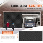 Garage Door Screen for Winter 18.3 x 7.15 ft Garage Door Insulation Kit ...