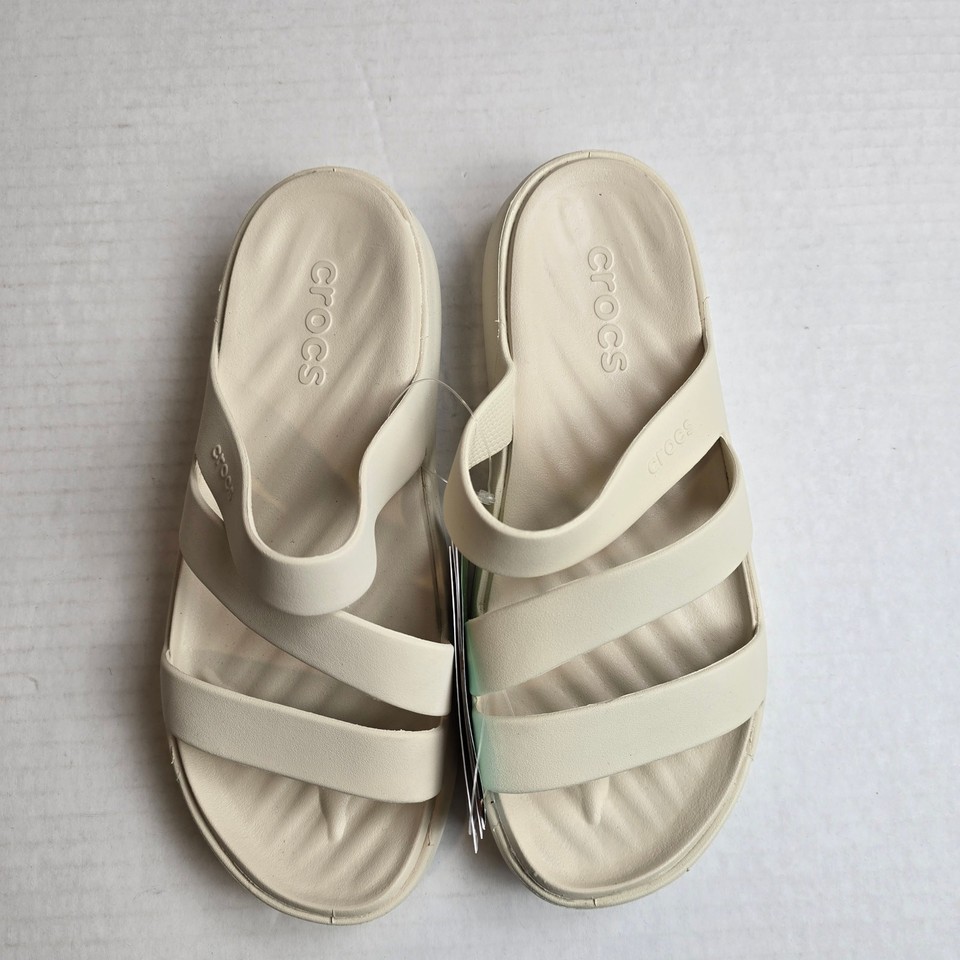 Crocs Getaway Strappy Sandals Size W11 Stucco Slide Water Shoes 209587 ...