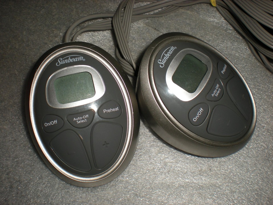 Sunbeam Style P85KQA Dual Control Electric Blanket Controller 360W 4 ...