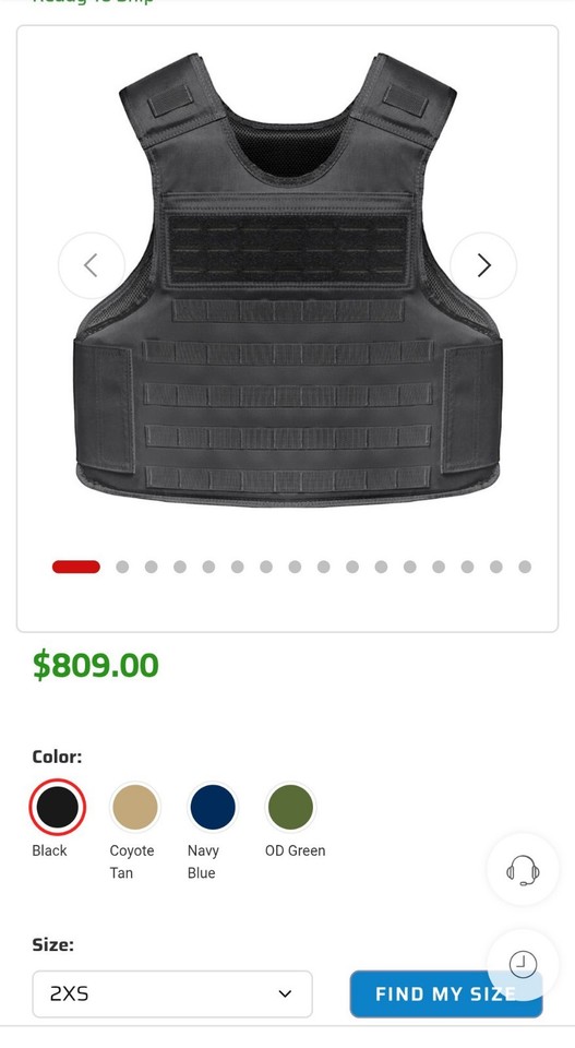Safe Life Defense IIIA Plus Tactical Carrier with Armour. | eBay