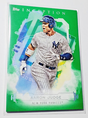 Aaron Judge - 2019 Topps Inception Green Parallel #81 card - New York ...