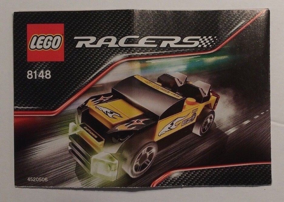 LEGO Racer Cars LOT(8148 and 8151) EZ Roadster &Adrift Sport -All Parts ...