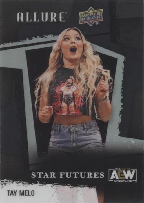 2022 Upper Deck Allure AEW - Star Futures Tay Melo #137 Black Rainbow ...