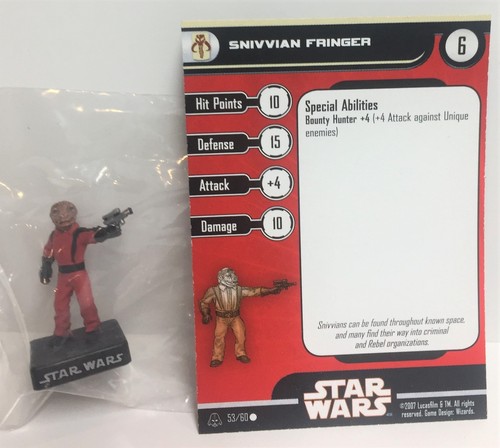Star Wars Alliance & Empire 53/60 Snivvian Fringer (C) Miniature | eBay