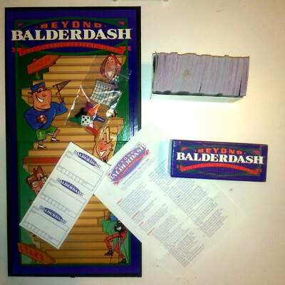 Beyond Balderdash Board Game 1997 100% Complete Classic Bluffing 5 ...