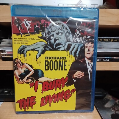 I Bury the Living (Blu-ray, 1958) scream factory oop Richard Boone ...
