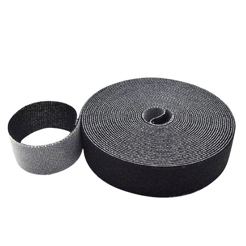 1m Durable Self Adhesive Cable Fastener Tape Wire Strap (Black 100x2cm ...