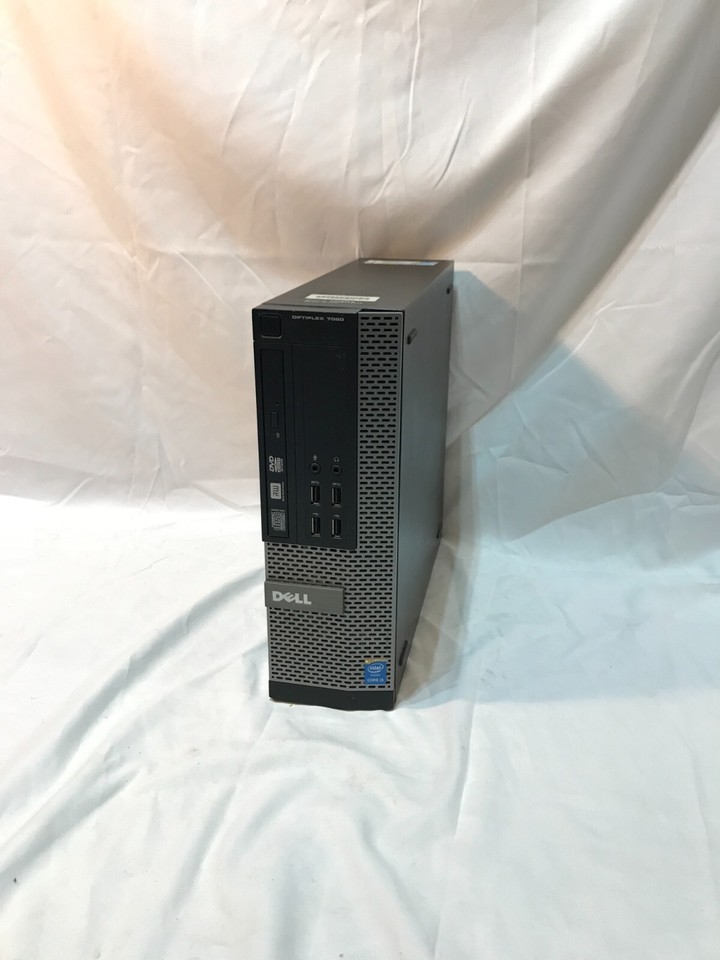Dell Desktop computer 7010 / i5 PC SFF / 500 20" Monitor Windows 7 3 ...