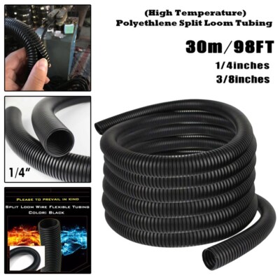 Waterproof 30M Outdoor Cable Conduit Ducting Flexible Hose Pipe Wire ...