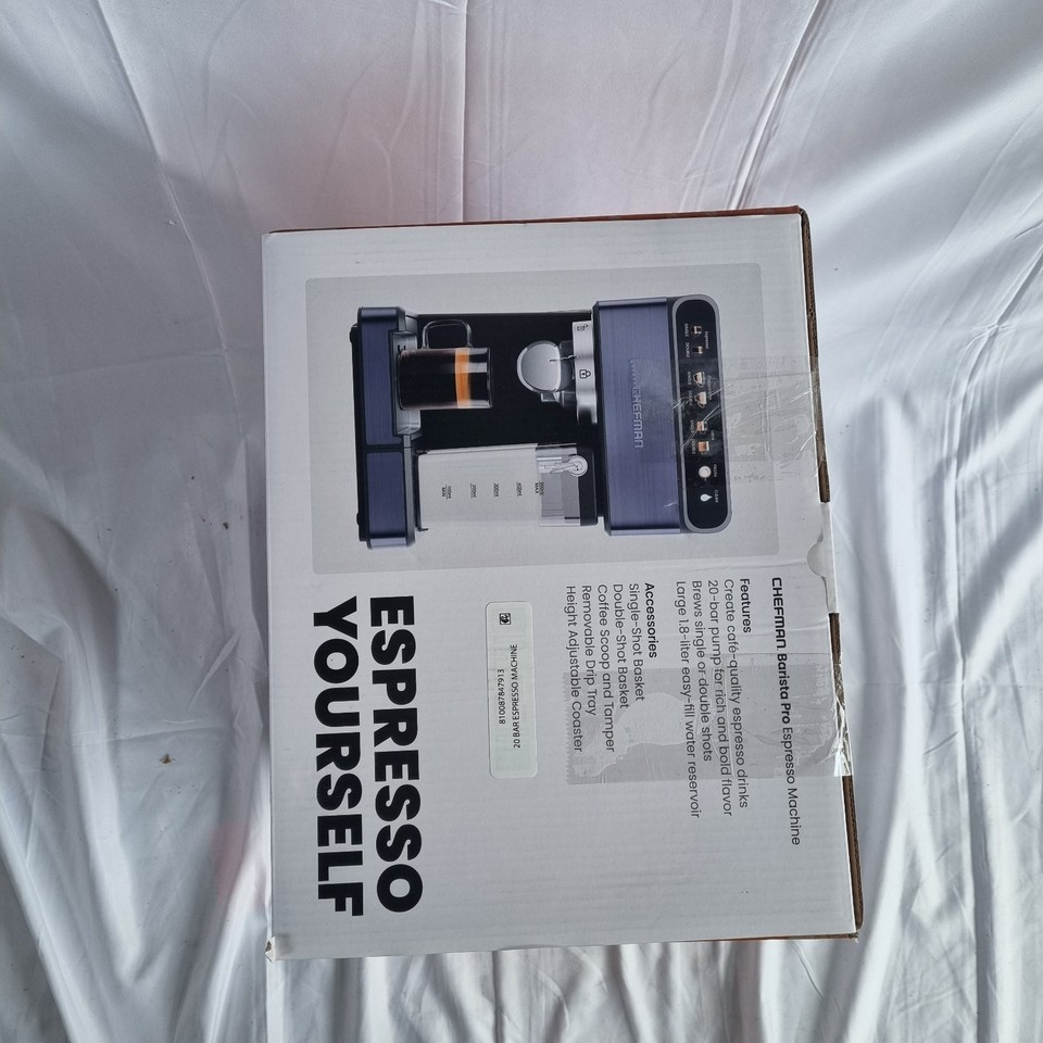 Chefman Barista Pro Espresso Machine 6-in-1 | New Open Box +Gift of ...