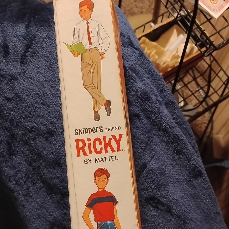 Mattel Ricky Fashion Doll Vintage 1960s Barbie Red Hair Boy with ...