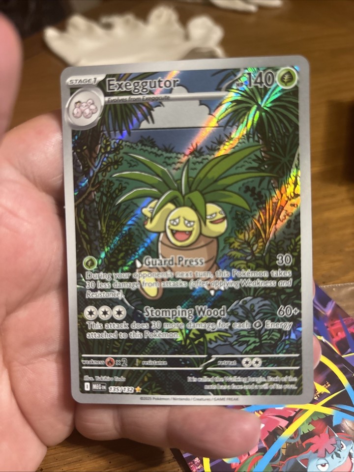 POKEMON TCG EXEGGUTOR 135/132 ILLUSTRATION RARE MEGA EVOLUTIONS ENGLISH ...