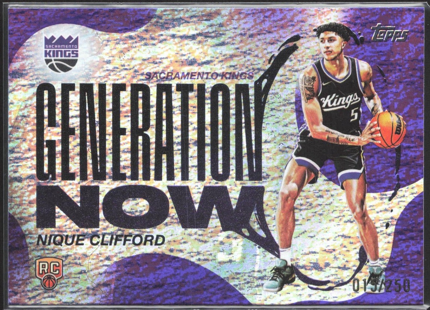 2025-26 Topps - Generation Now Nique Clifford #GN-24 Purple Holofoil ...