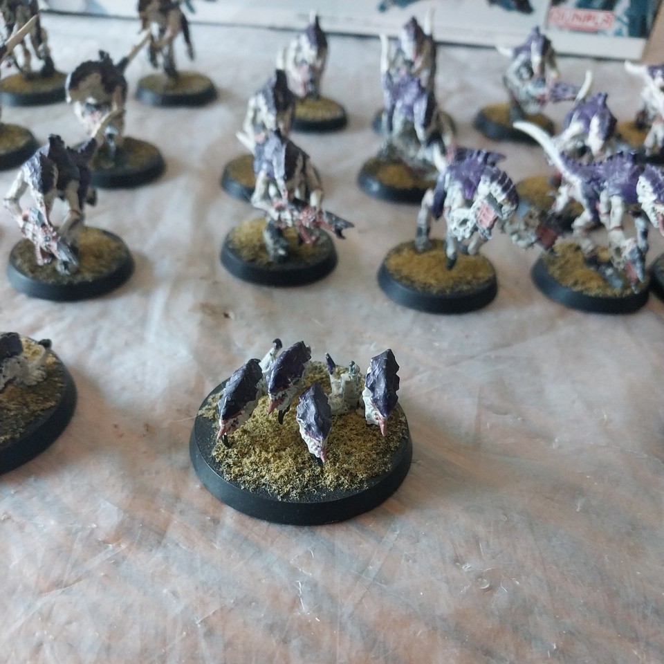 3 Games Workshop Warhammer 40K: Tyranids Termagant Brood units + ripper ...