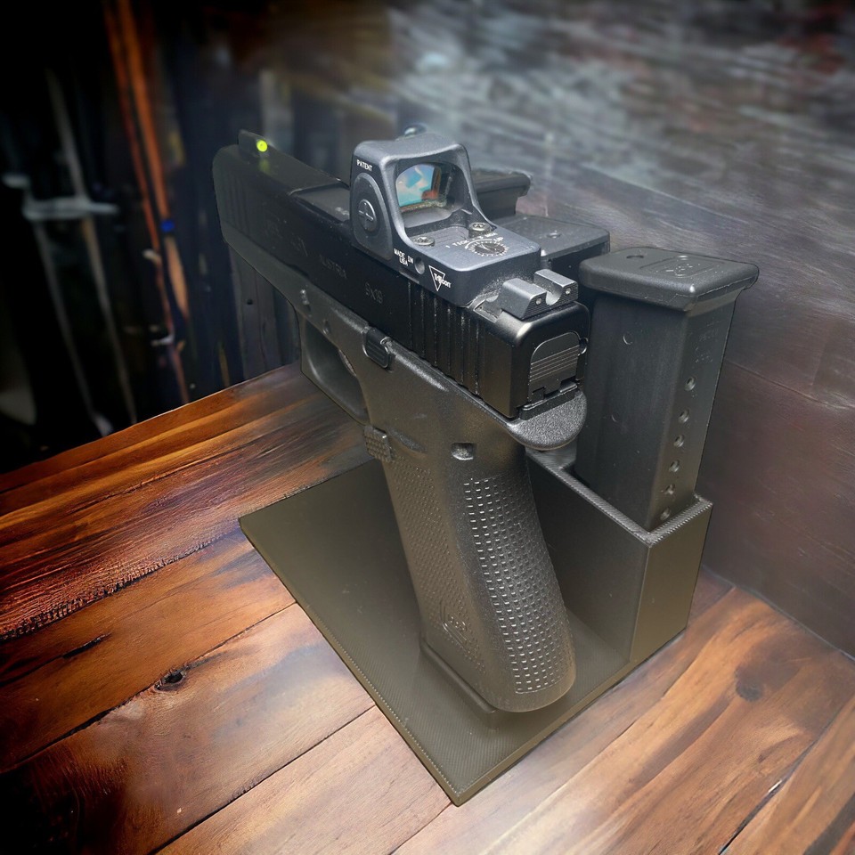 Glock 43X 43X MOS G48 G48 MOS Pistol Stand with 3 MAG Carier built in ...