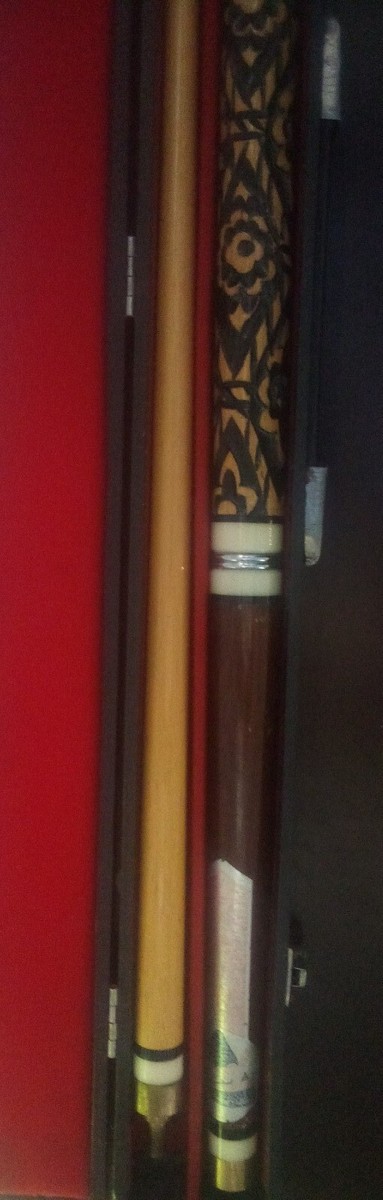 Engraved Custom Pool Cues