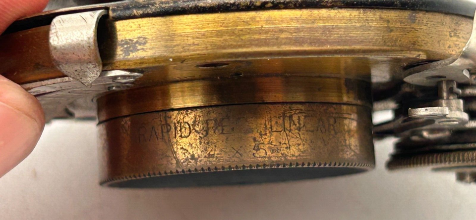 Antique UNICUM Bausch & Lomb 4X5 Rapid Rectilinear Camera Lens As Is ...