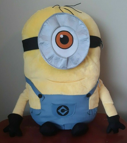 Despicable Me Minion Stuart GIANT 22" Plush doll with wide eye patch | eBay