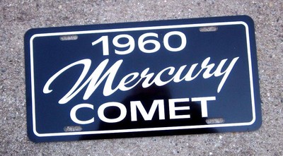 1960 Mercury Comet License plate tag 60 MERC sub compact | eBay
