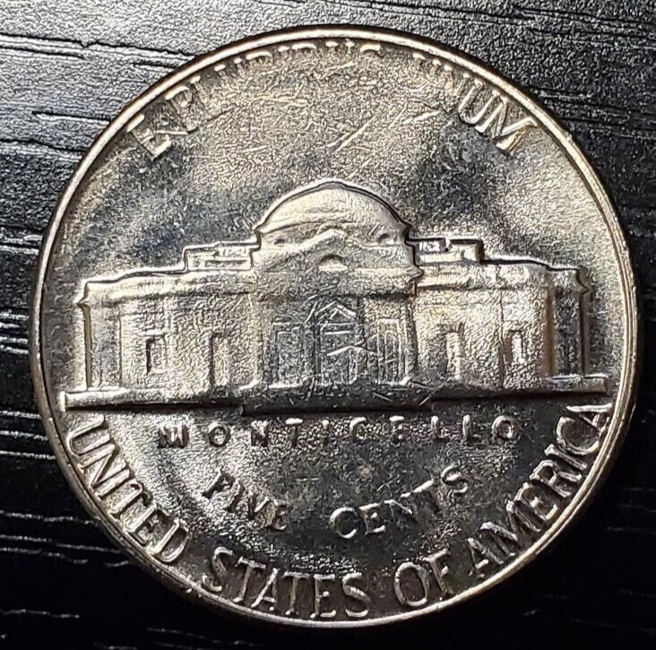 1970 -D NICKEL - *RARE* BIG ERROR - HAS A SOLID D AND HALF OF E ...