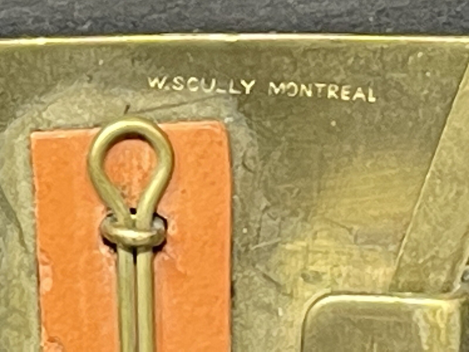 Royal Canadian Mechanical & Engineers RAEME Belt Buckle Brass Scully ...