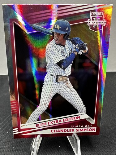 💥2022 Panini Elite Extra Pink Chandler Simpson Georgia Tech Tampa Bay ...