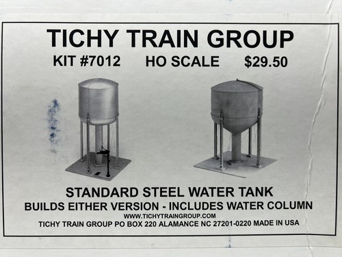 Tichy Train Group #7012 (HO Scale) 100,000 or 125,000-Gallon Steel ...