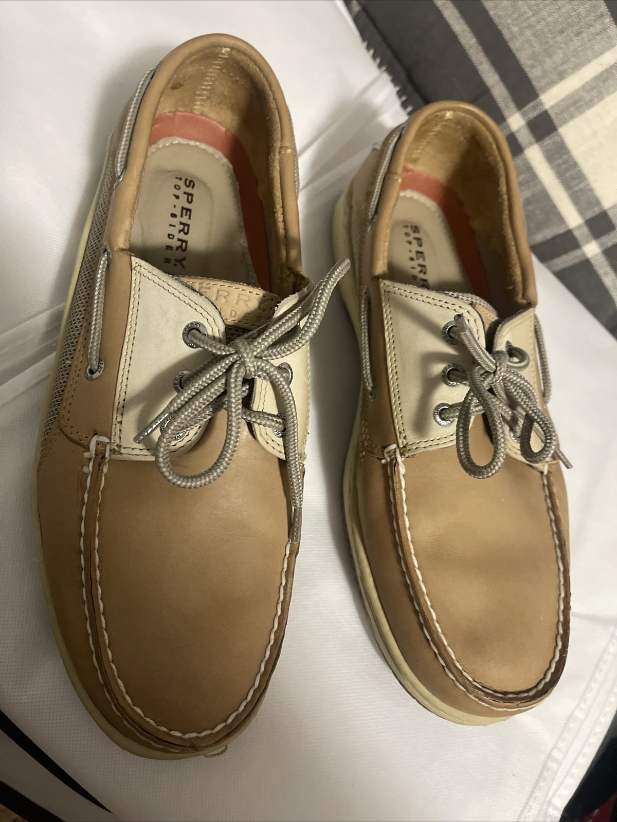 Sperry Shoes 11 W Tan / Beige Top-Sider Billfish 3-Eye (0799023) | eBay