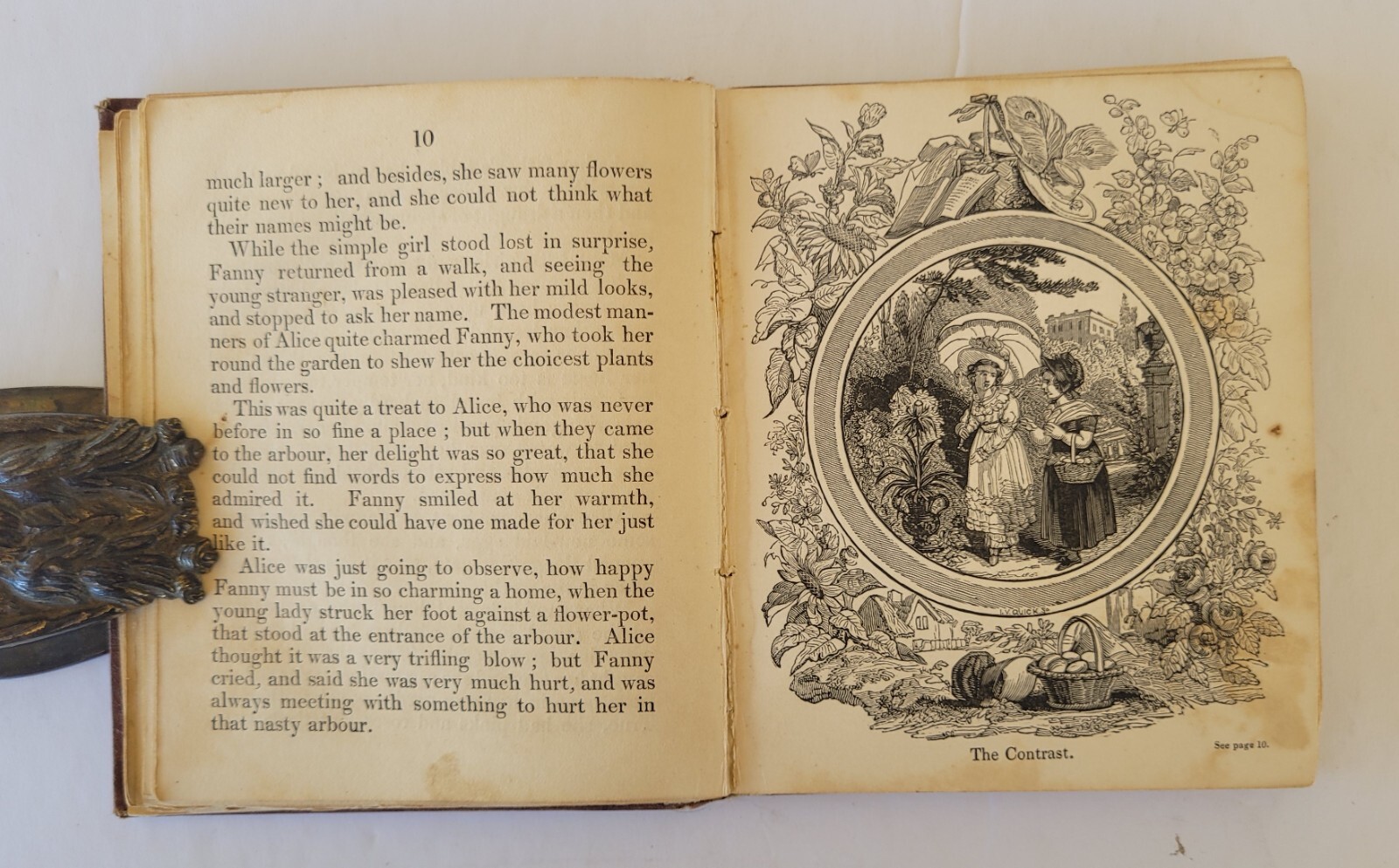 AMUSEMENT FOR LITTLE GIRLS – CA 1830S CHILD BOOK – ILLUSTRATED | eBay