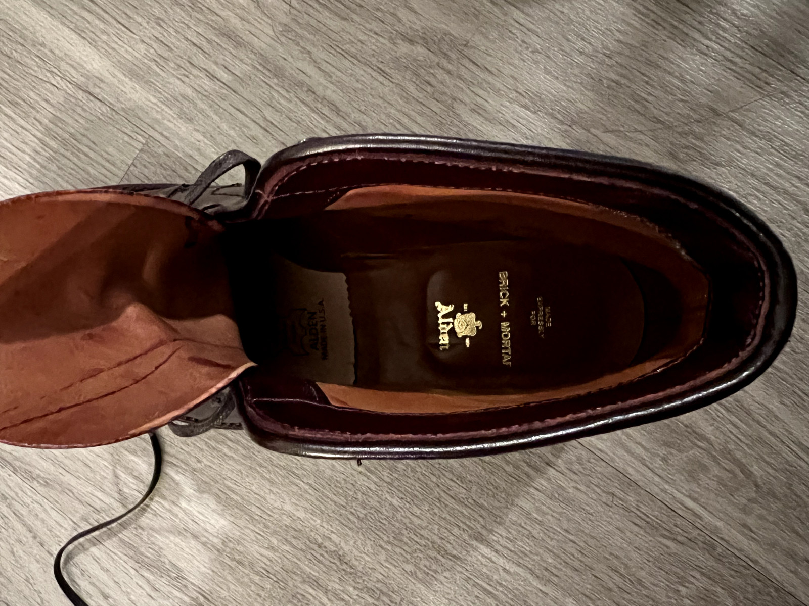 Alden Color 8 Shell Cordovan Plain Toe Boots Commando… - Gem