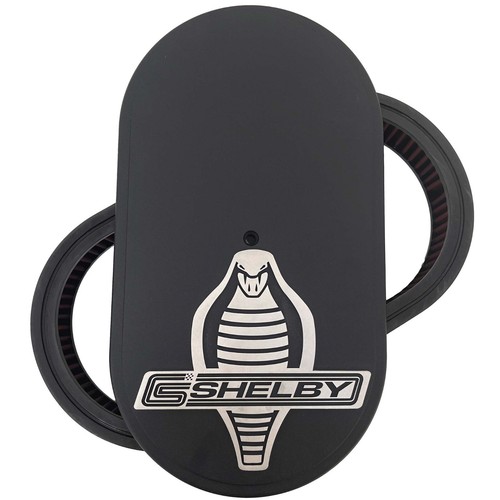 Ford CS Shelby Logo 15" Oval Air Cleaner Kit - 3D Raised Cobra Emblem ...