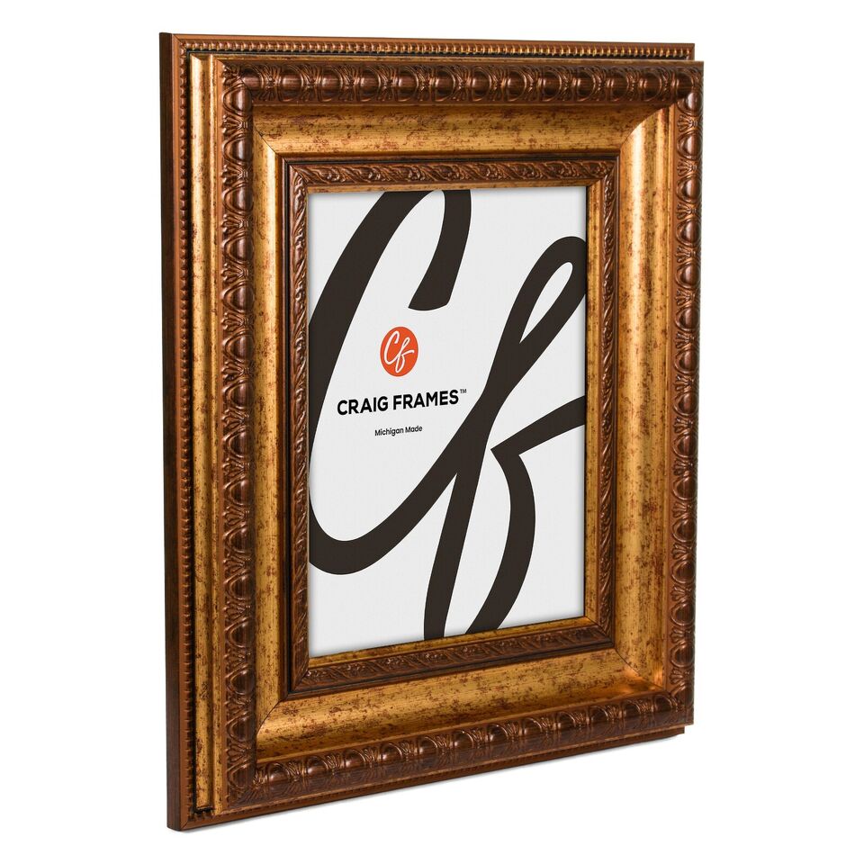 Arqadia Gothic, 3.12" Aged Gold Picture Frame, Common Sizes 4x5 - 24x36 ...